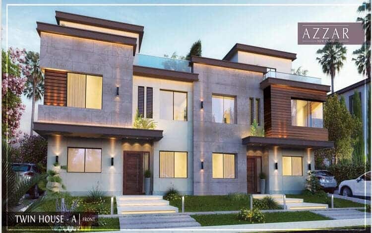 تصميم ومساحة كمبوند ازار ليجاسي التجمع الخامس - مشروعات عقارية